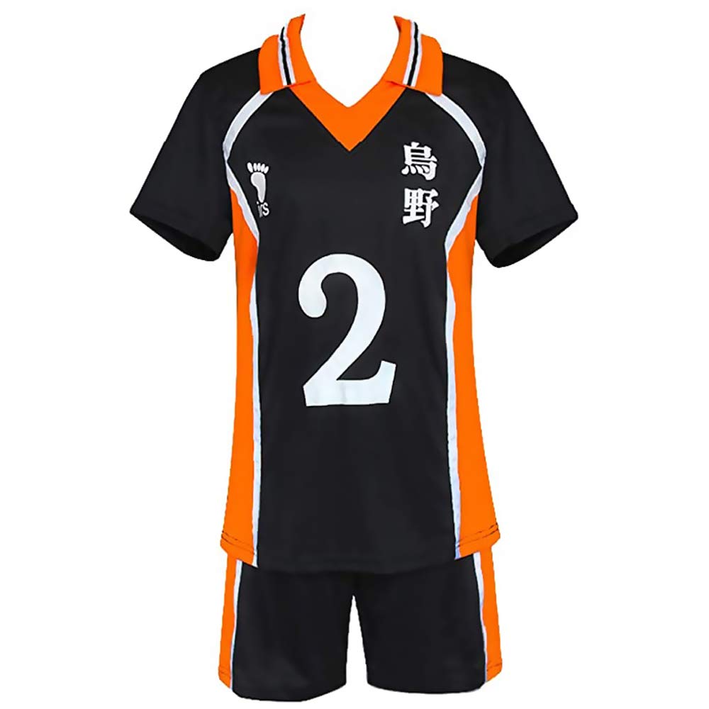 Buy Haikyuu Cosplay Costume Men's Sports Suits High School Jersey ...