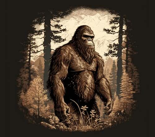 Amazon.com: Bigfoot Fabric Panel 8x8" Quilt Block for crafting and ...
