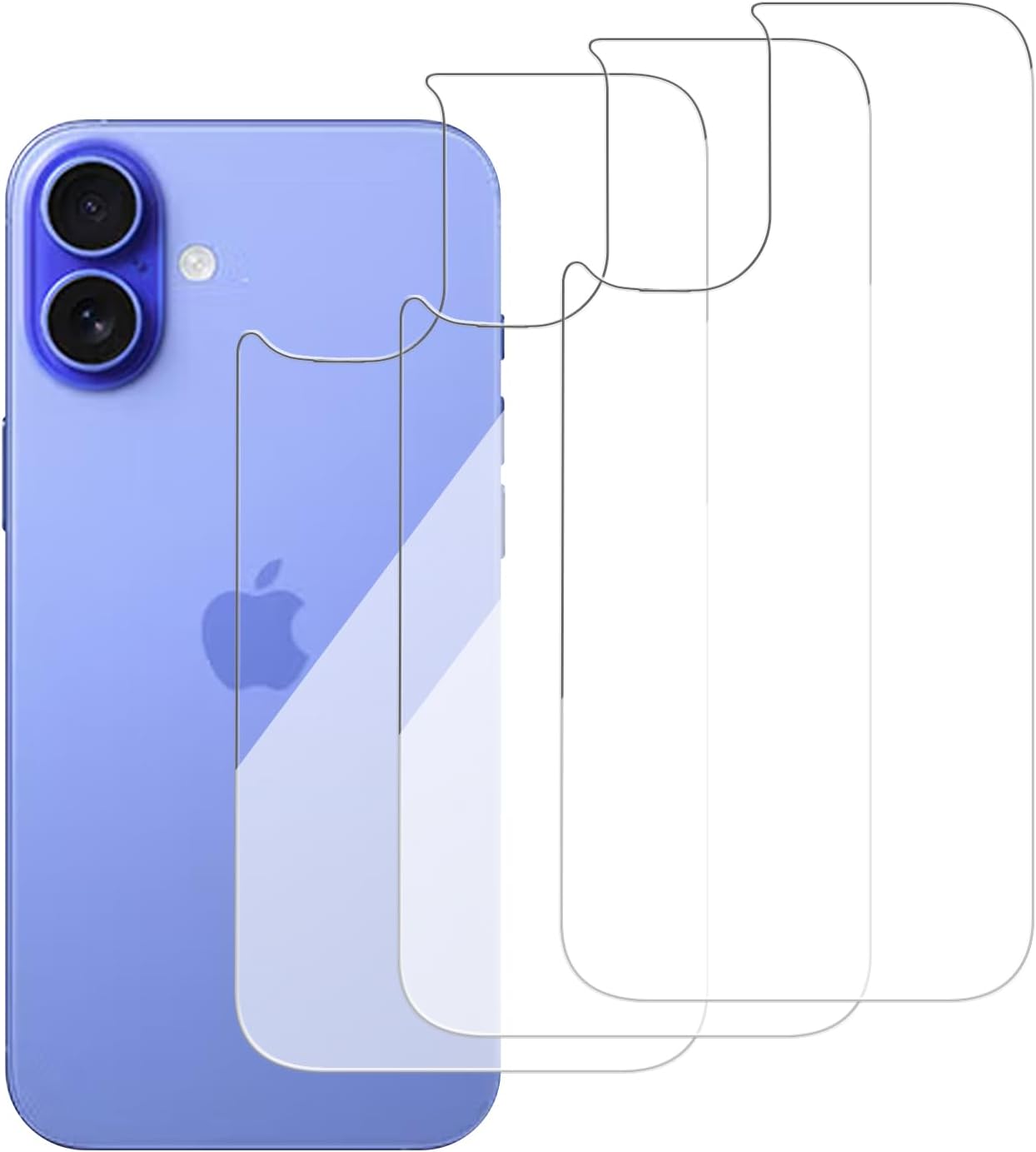 Amazon.com: iCsapr 3 Pack Glass Back Screen Protector Compatible for ...