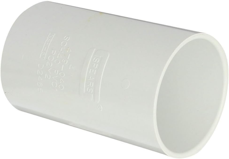 Amazon.com: Schedule 40 PVC Pipe Slip x Slip Coupling (4" Dia. (1 Pack ...