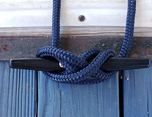 Snapklik.com : Boat Dock Cleats 8 inch,Black Nylon Cleat,Kayak Cleats ...