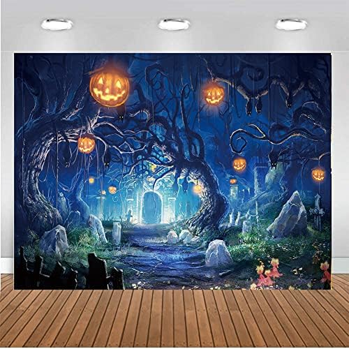 Amazon.com : CHAIYA 7X5FT Halloween Backdrops for Photography Halloween ...