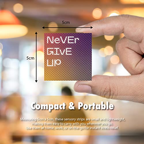 Snapklik.com : 50 Pieces Stress Anxiety Releg Strips, Gradient Styles ...