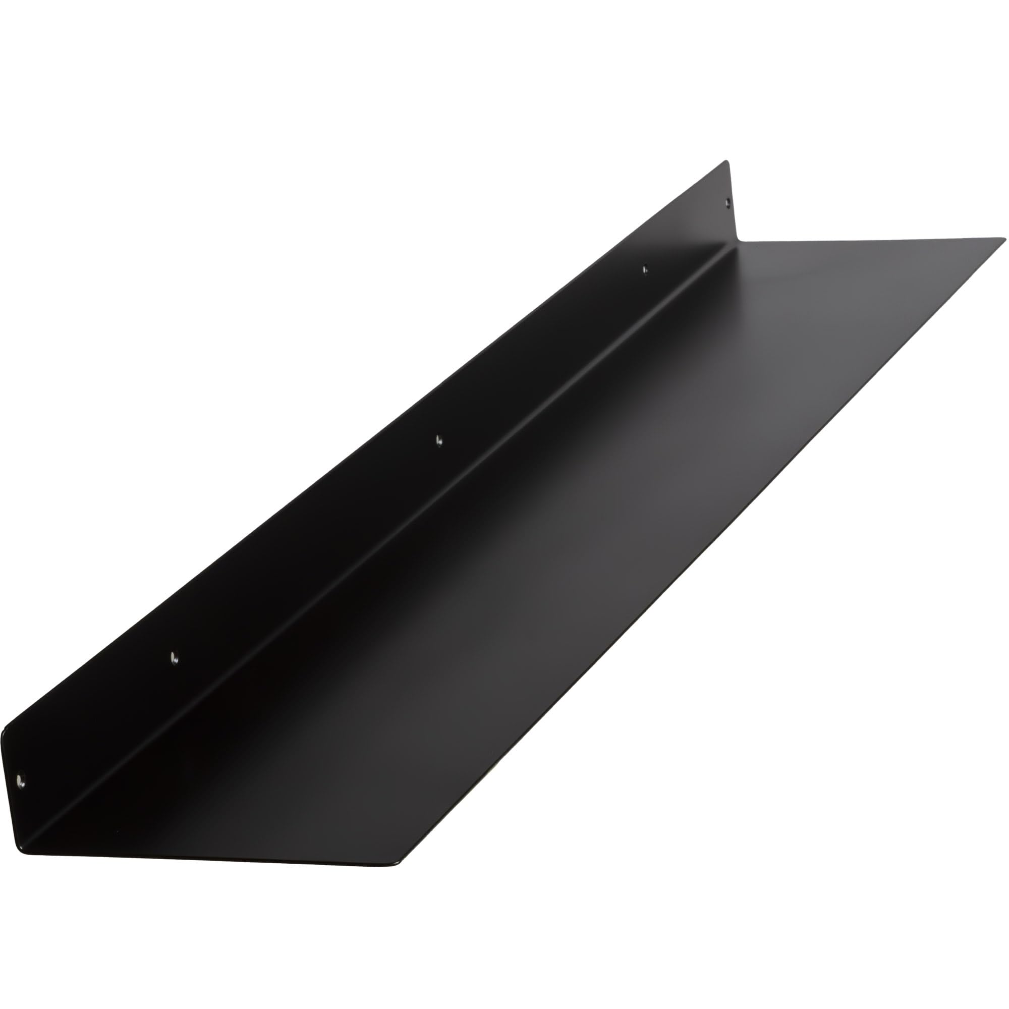 Amazon.com: Calabasas Decor 48x8 in Metal Floating Shelf Black Matte ...