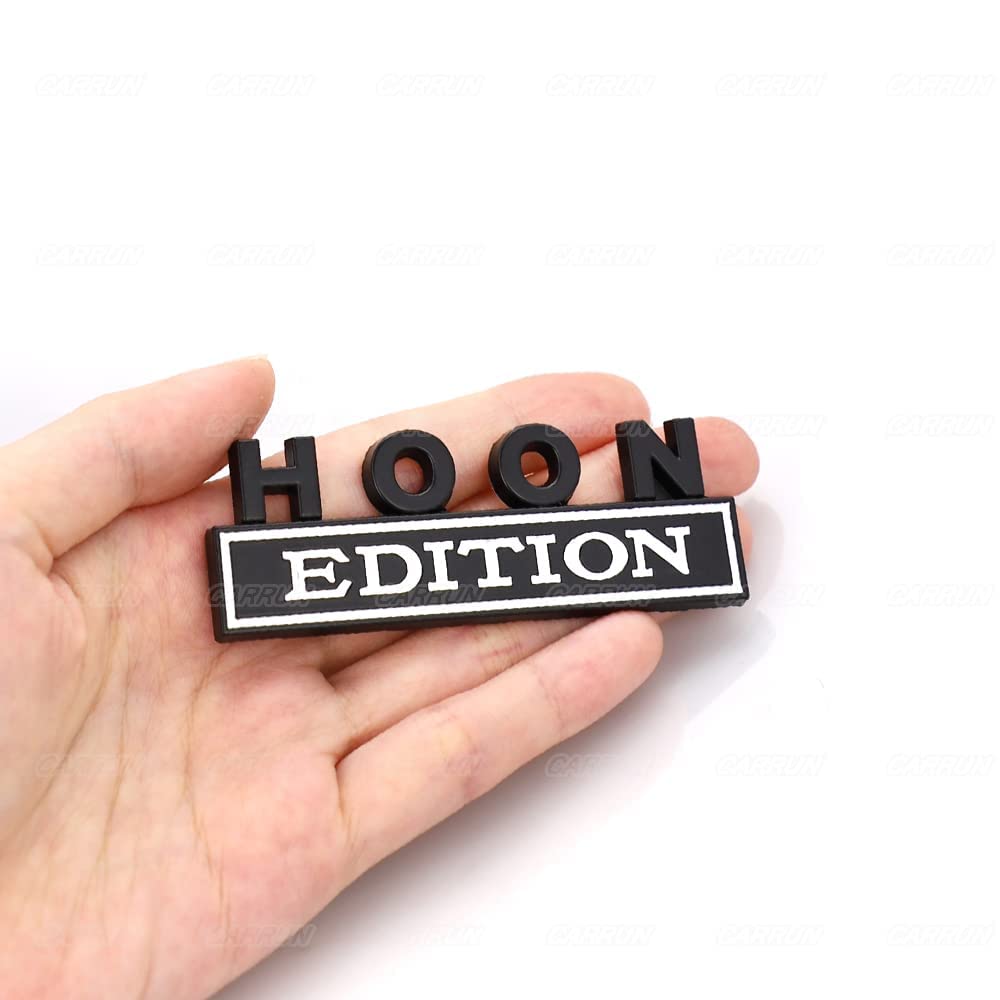 Snapklik.com : 2 Pcs Hoon Edition Emblem Car Side Rear Front Hood Trunk ...