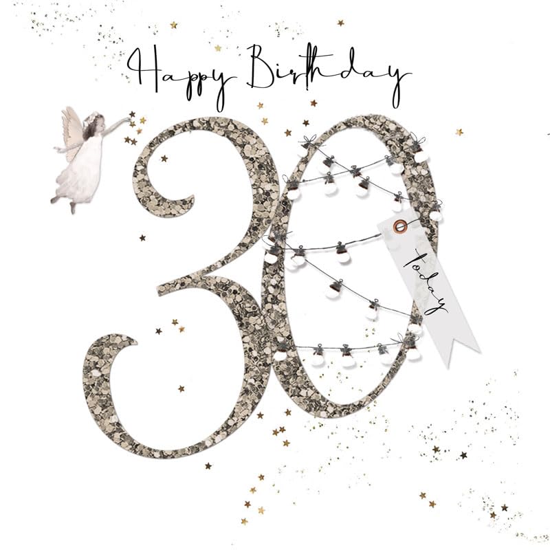 Hammond Gower Female 30th Milestone Birthday Card - Age 30 - Angel ...