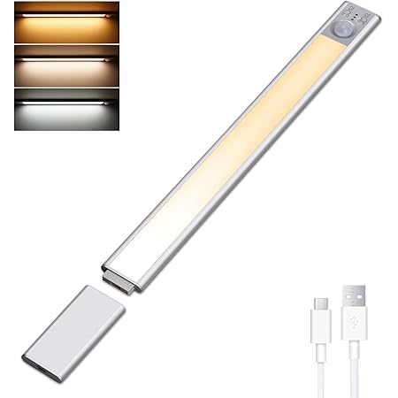 Under Cabinet Lights,138-LED Detachable Battery Powered Operated Motion ...