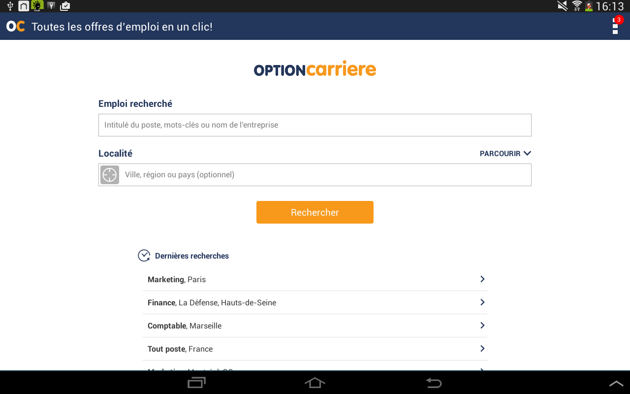 Optioncarriere - Recherche d'emploi, recrutement, job - App on Amazon ...