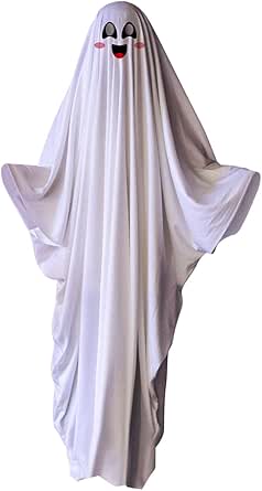 Amazon.com: ichuanyi Unisex Ghost Costume Halloween Fancy Dress Cosplay ...