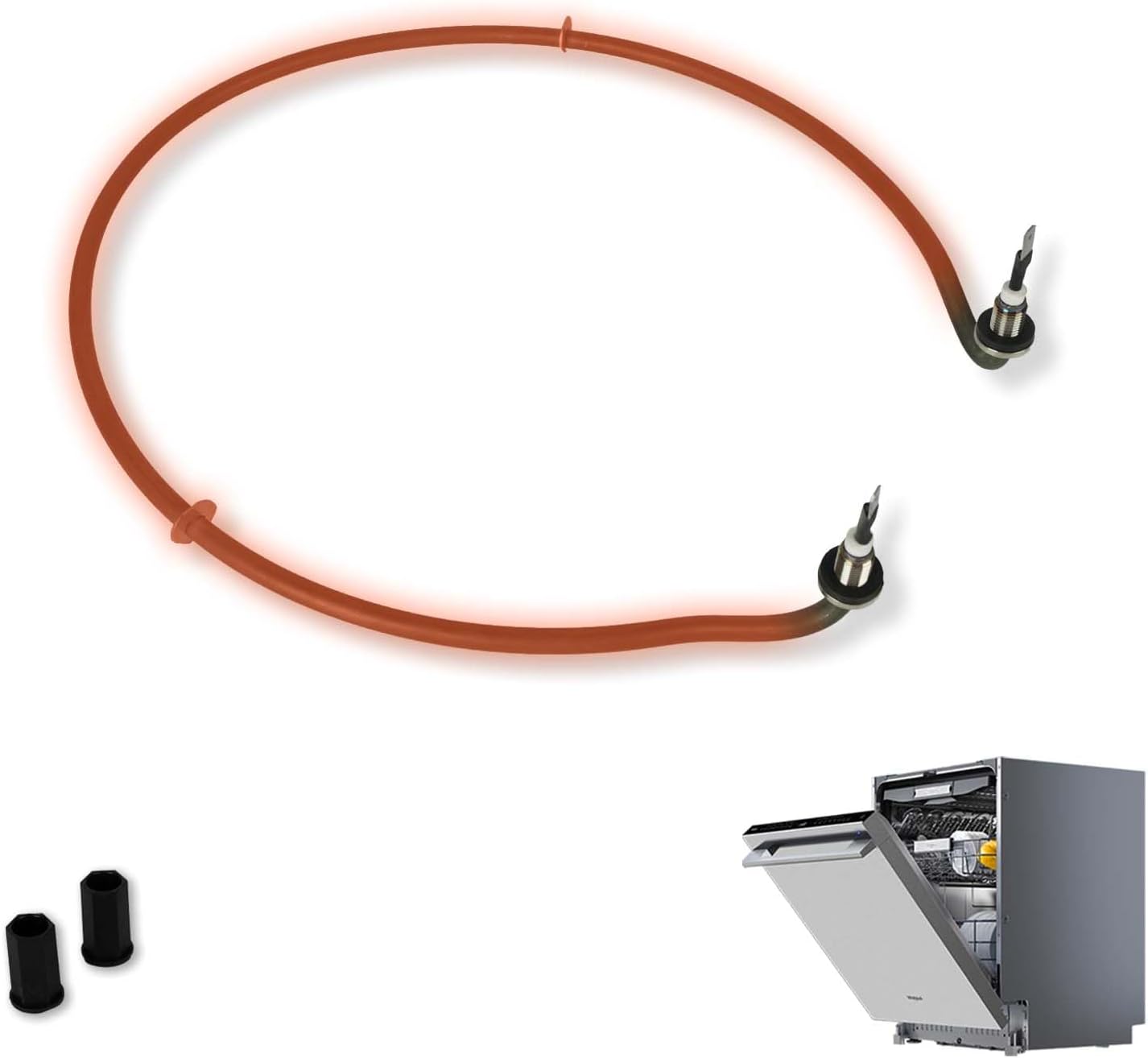 Amazon.com: W10703867 Dishwasher Heating Element Compatible for Whirl ...