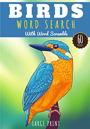Birds Word Search: Bird Word Search | Challenging Puzzle book For kids ...