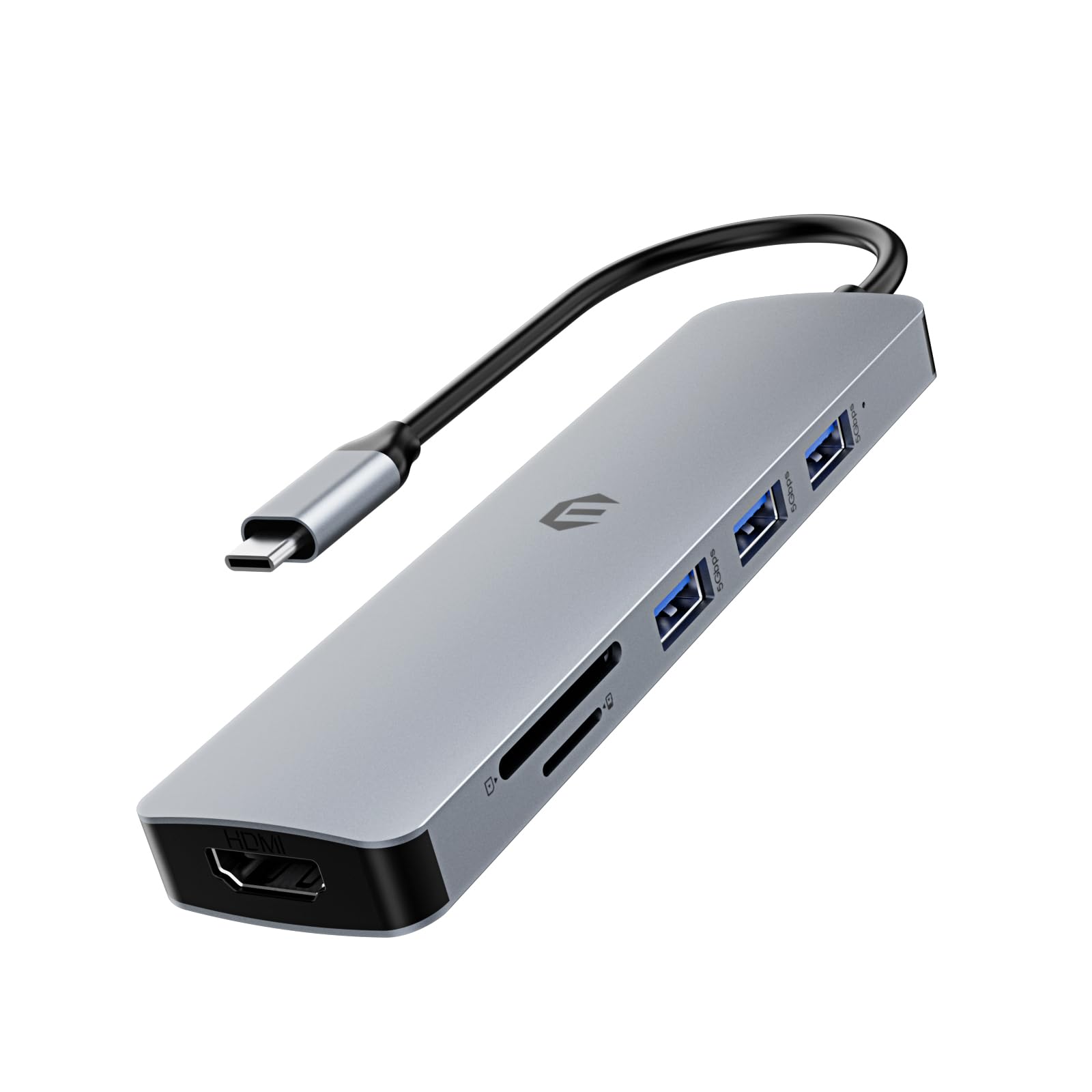 Snapklik.com : TOTU USB C HUB, 6 In 1 Docking Station USB C Multiport ...