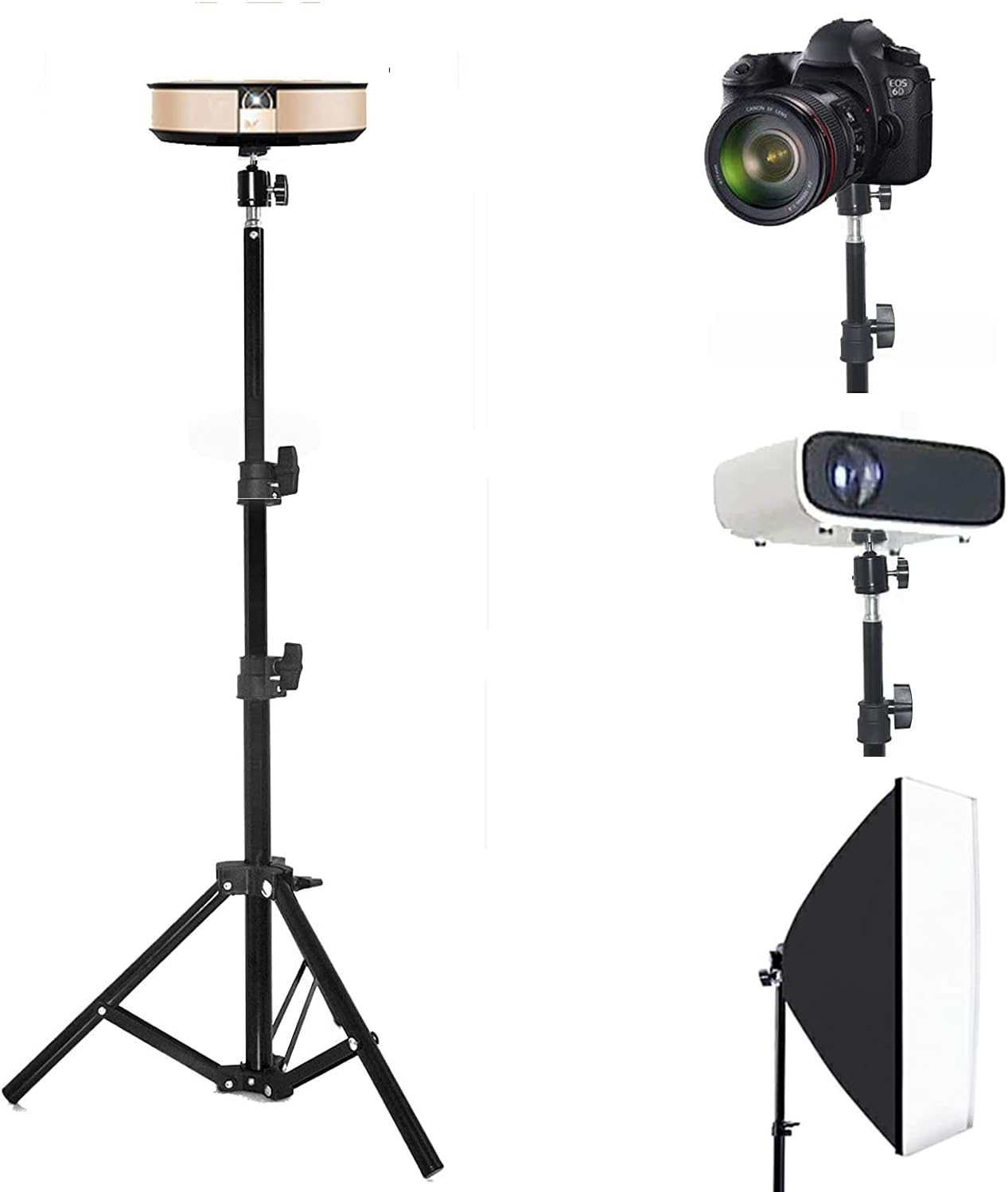 Amazon.com : Tripod Stand, Mini Projector Stand,Lightweight Portable ...