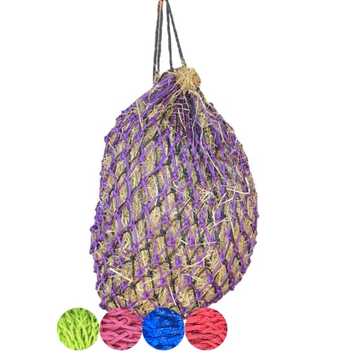 Double Hay Net For Horses – Metal Ring Net Bag With Strong Mesh Holes ...