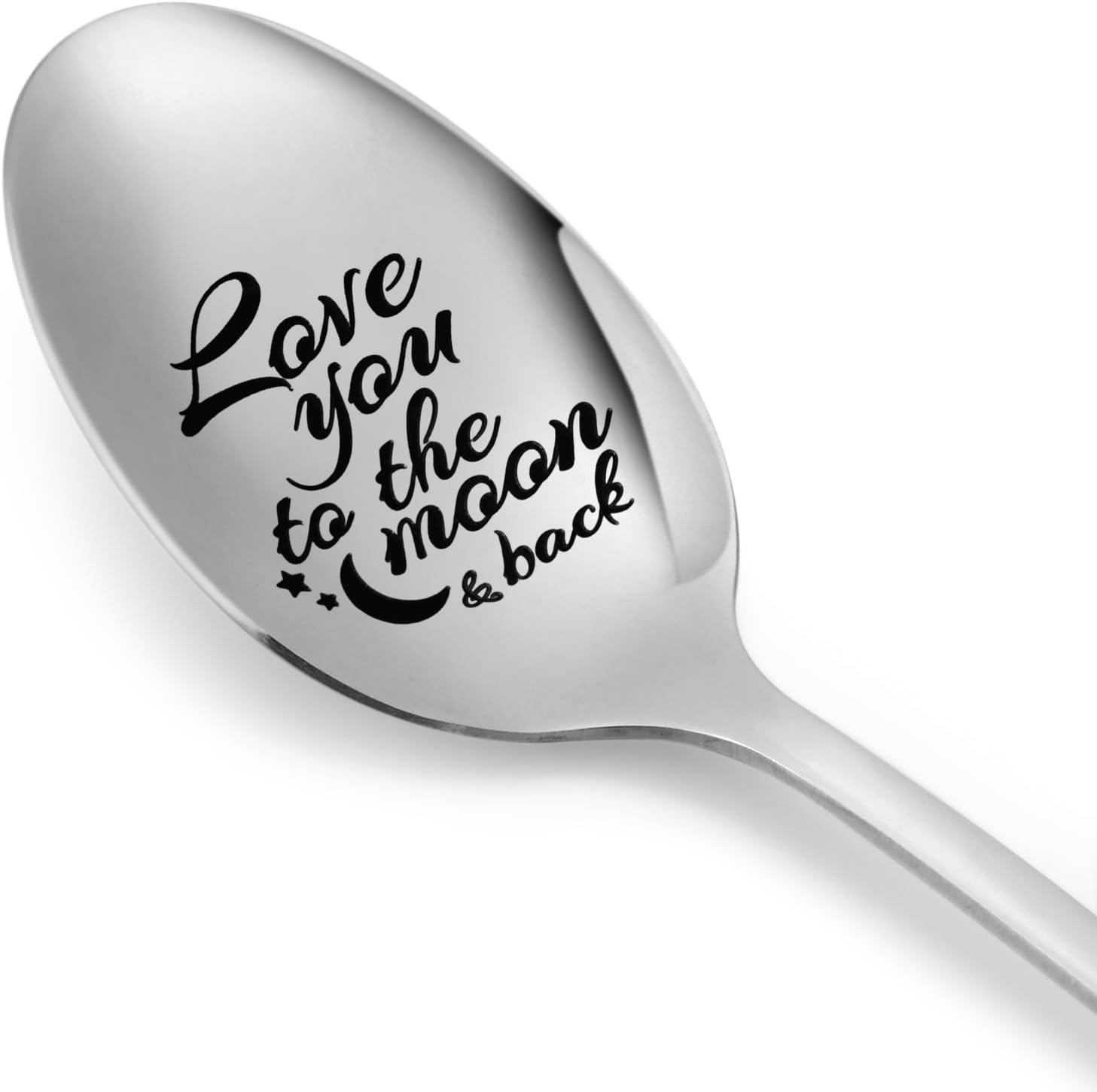Amazon.com: I Love You To The Moon And Back Spoon for Women Men Funny ...