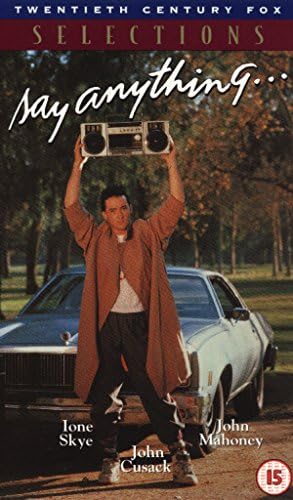 Amazon.com: Say Anything... [VHS] : John Cusack, Ione Skye, John ...