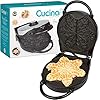Amazon.com: Snowflake Waffle Maker- Non-Stick Winter Holiday Waffler ...