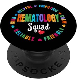 Amazon.com: Hematology Squad Nurse Team Registered Nursing PopSockets ...
