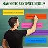 Amazon.com: 20 Pcs Magnetic Sentence Strips, Sentence Strips with ...