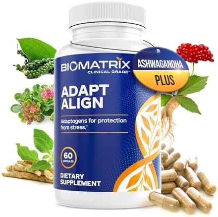 Amazon.com: BioMatrix Adaptogen Supplement w/Ashwagandha, L-Theanine ...