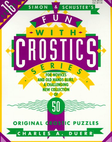 Simon & Schuster's Fun with Crostics Series #16: Duerr, Charles ...