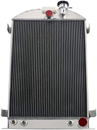 Amazon.com: ALLOYWORKS 4 Row Core Aluminum Radiator for Ford Model Hot ...