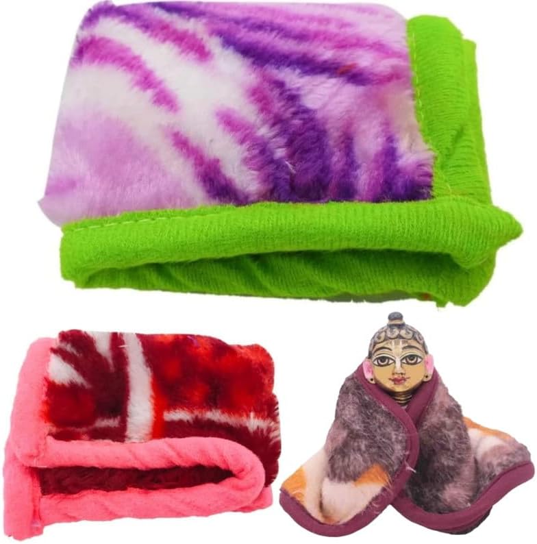 Set of 2 Woolen Kambal Winter Blanket/kambal for Laddu Gopal & All God ...