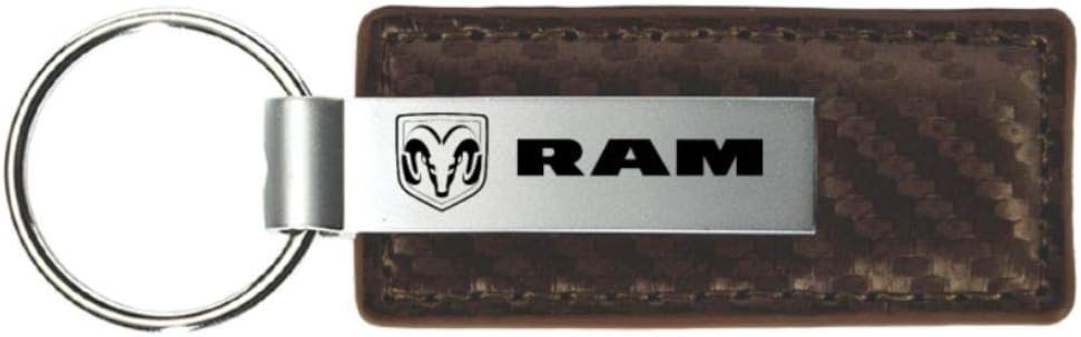 Amazon.com: Au-TOMOTIVE GOLD Carbon Fiber Rectangular Leather Key Chain ...