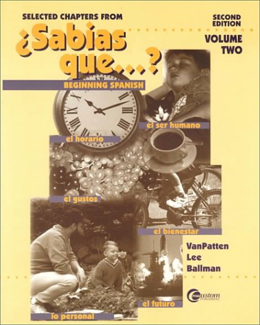 Amazon.com: Selected Chapters from Sabias Que: Beginning Spanish ...