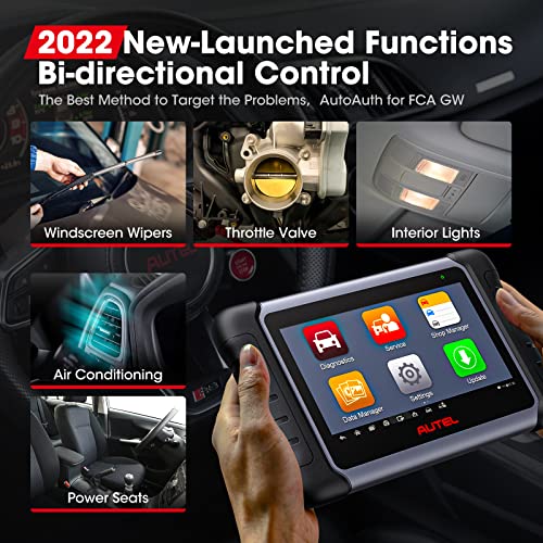 Autel Scanner MaxiCOM MK808S, 2023 Bidirectional Tool Updated of ...