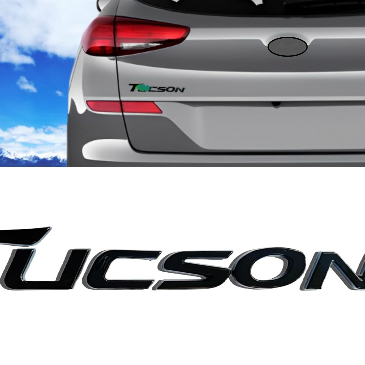 Amazon.com: 1Pcs Gloss Black Letter Emblem Badge Sticker 3D Raised ...