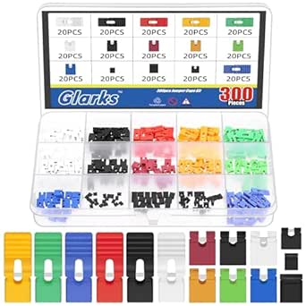 Glarks 300pcs 1.27/2.0/2.54/mm Jumper Caps Kit, 6 Colors PCB Circuit ...