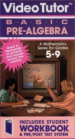 Amazon.com: Basic Pre-Algebra (with Student Workbook) [VHS] : Hall ...