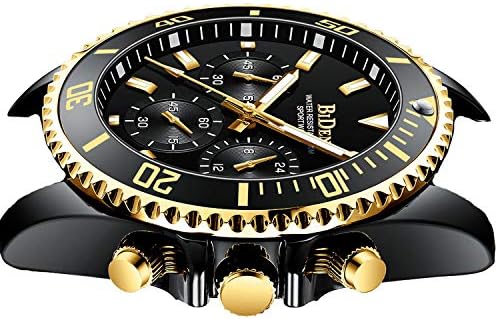 Mens Watches Men Designer Chronograph Military Waterproof Analogue ...