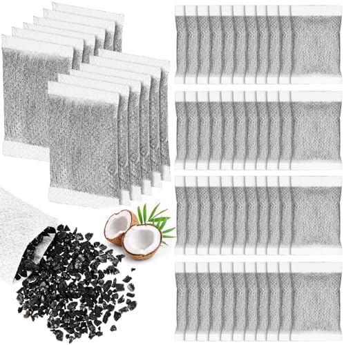 Amazon.com: Lounsweer 100 Pcs Activated Charcoal Water Filter Coconut ...