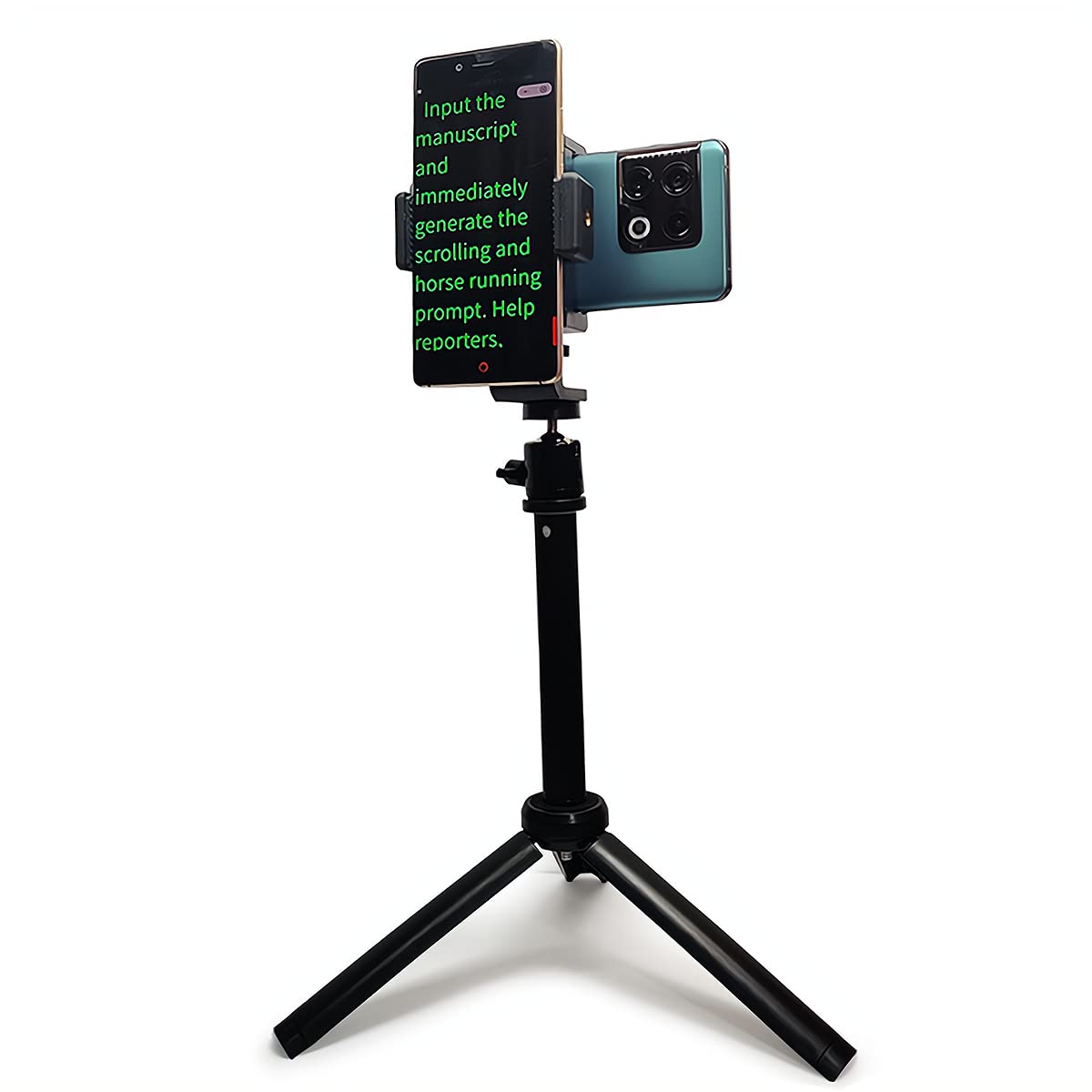 PaiPaiGo Teleprompter iPhone & Android, Double Phone Holder for Video ...