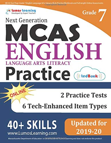MCAS Test Prep: Grade 7 English Language Arts Literacy (ELA) Practice ...