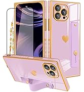 Amazon.com: Petitian Square for iPhone 14 Pro Max with Loopy Stand ...