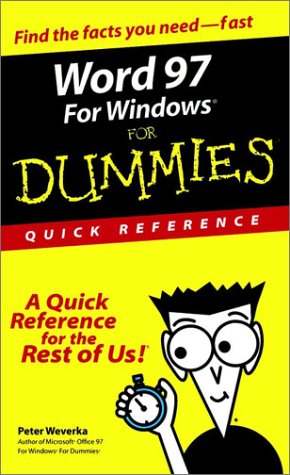 『Wordfor Windows for Dummies: Quick Reference (For Dummies - 読書メーター