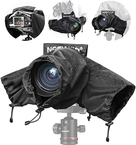 Amazon.com : DSLR Camera Rain Cover JJC Rain Coat Sleeve Protector for ...
