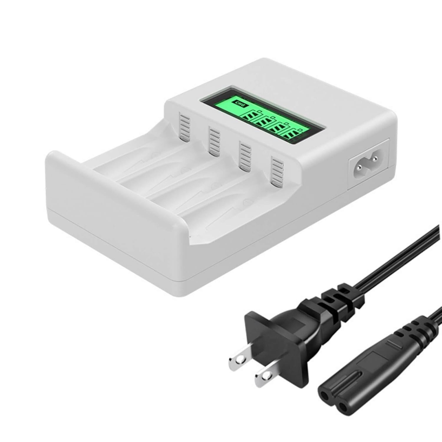 JIANYI LCD Battery Charger Smart Individual AA AAA Rechargeable Battery ...