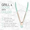 Amazon.com: COOK WITH COLOR Stainless Steel Silicone Tipped Kitchen ...