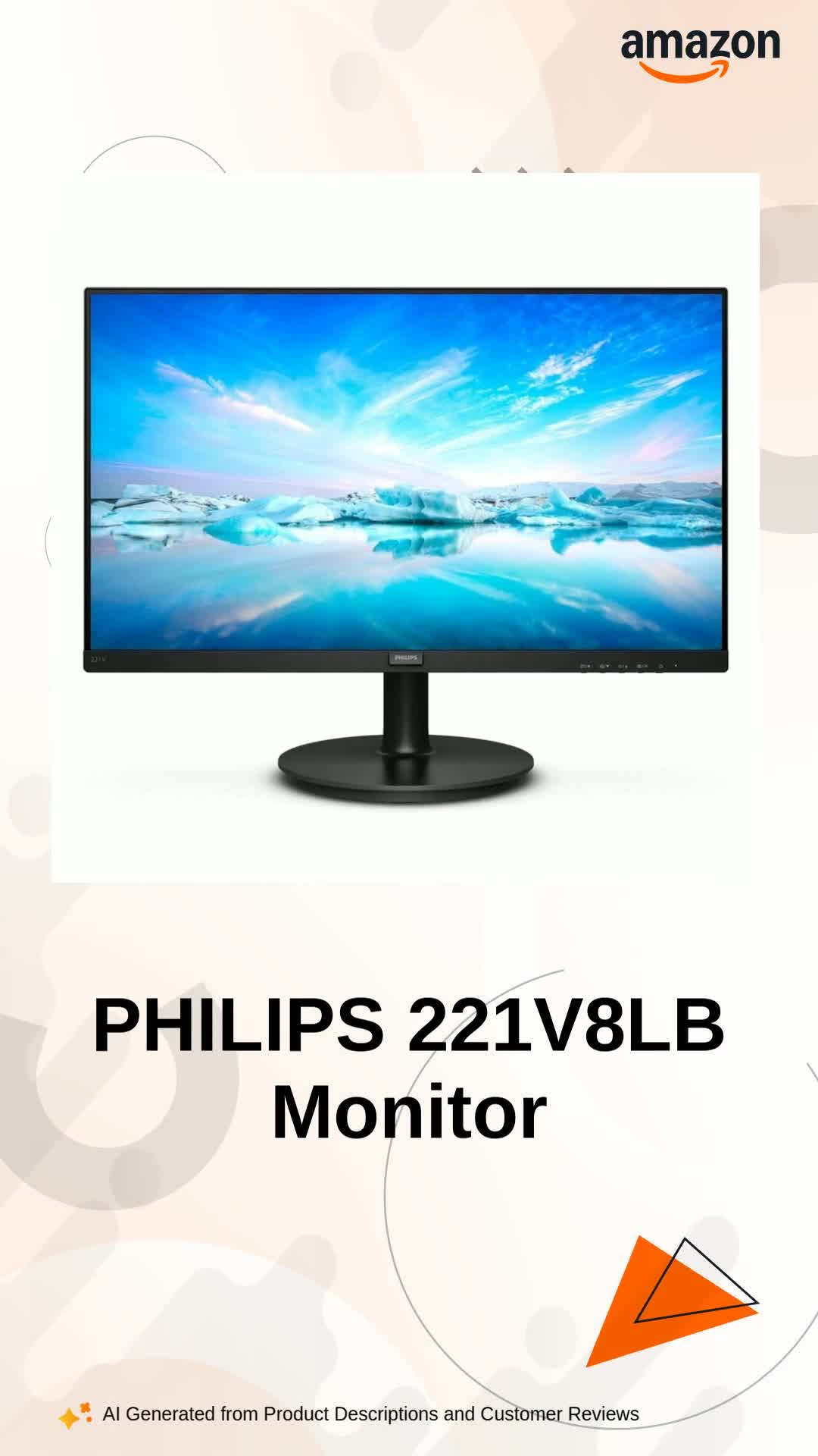 Watch PHILIPS 221V8LB Monitor on Amazon Live