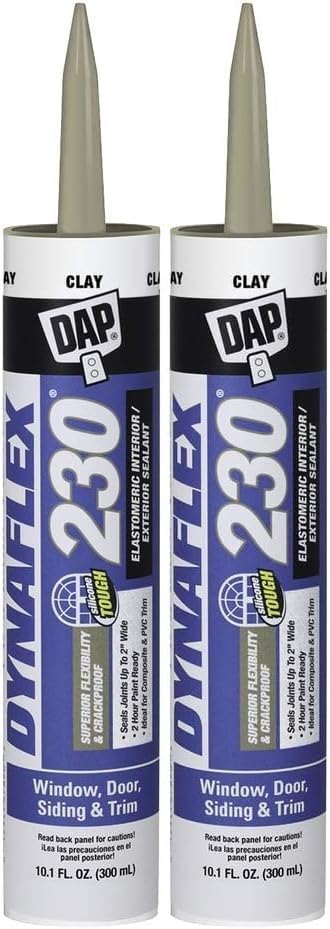 Amazon.com: DAP Dynaflex 230 Premium Elastomeric Sealant, White WT099 ...