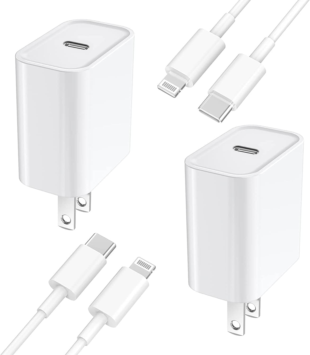 Amazon.com: iPhone Charger,Long 6FT iPhone Charger 2Pack iPhone Cord ...