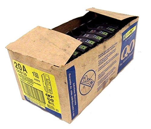 LOT of 10 Square D QOB120 Circuit Breakers 120V 10KA 20A: Amazon.com ...