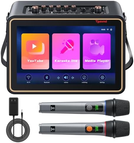 Amazon.com: Karaoke Machine with Lyrics Display,12.1'' Touch Screen, 2 ...