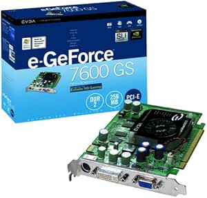 EVGA e-GeForce 7600 GS GDDR2 Graphics Card with GDDR2, 128 bit, 800 MHz ...