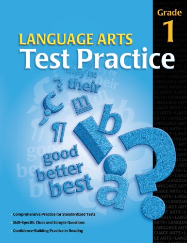 Language Arts Test Practice Student Edition, Consumable Grade 1: Carson ...