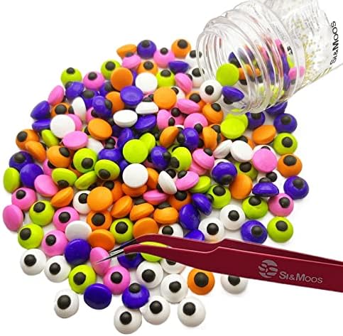 Amazon.com: SE Si&Moos Small Candy Eyes for Decorating | Small Candy ...